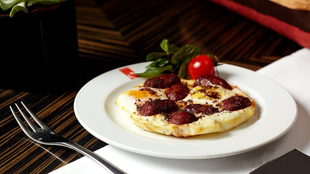 Sojok with Eggs - Noura Restaurant